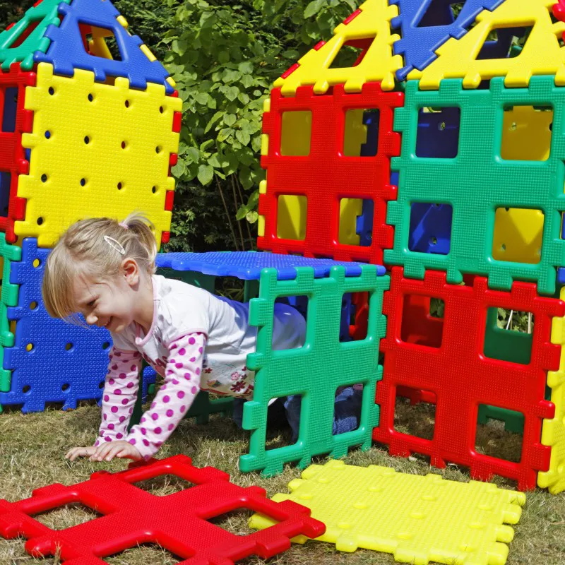 Obleas XL, Polydron, bloques más grandes o de construcción rápida. Mega XXL